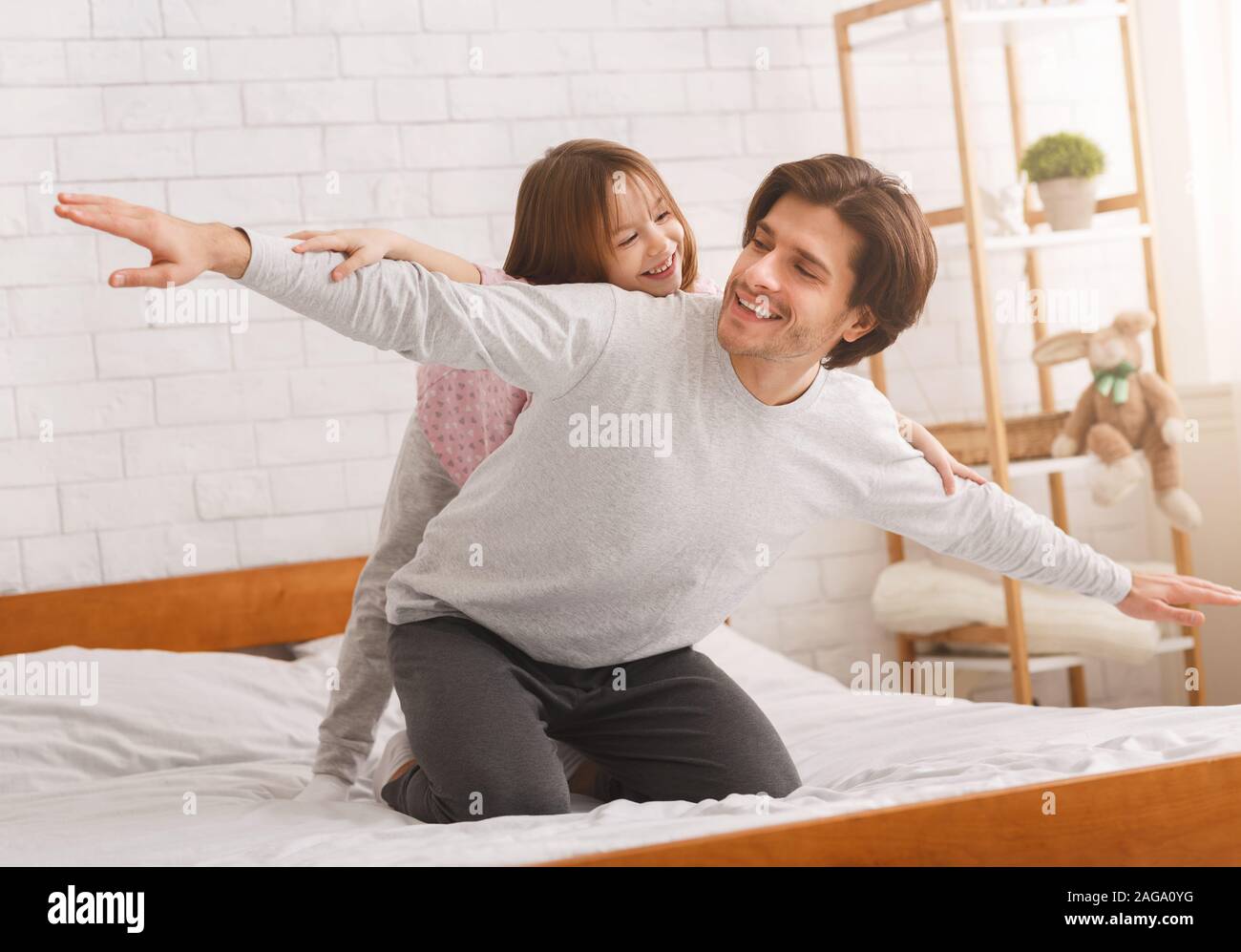 Child imitating parent hi-res stock photography and images - Alamy
