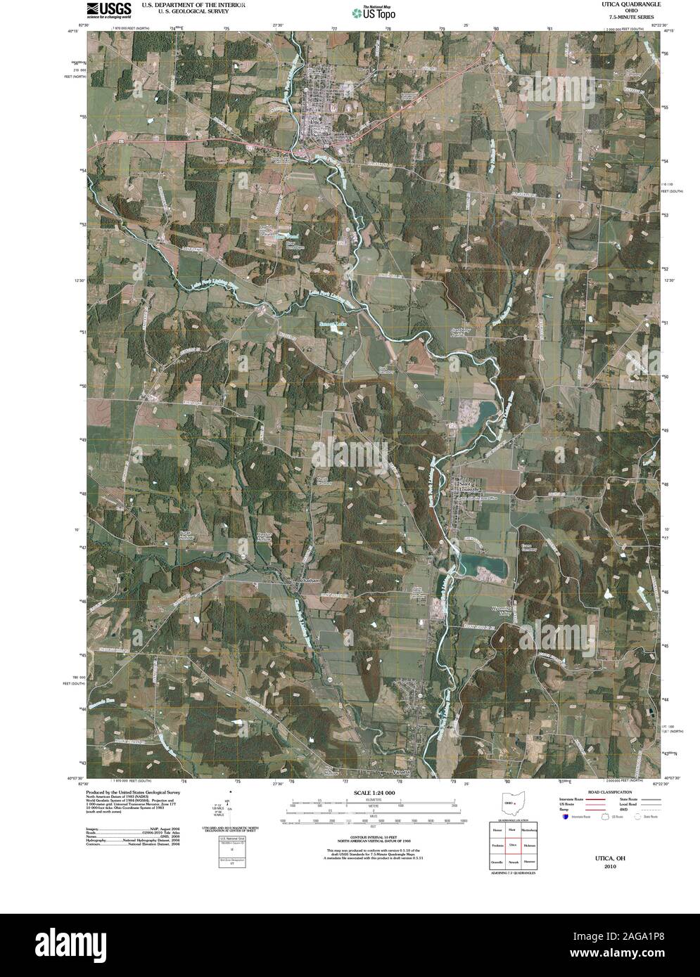 Map of utica Cut Out Stock Images & Pictures - Alamy