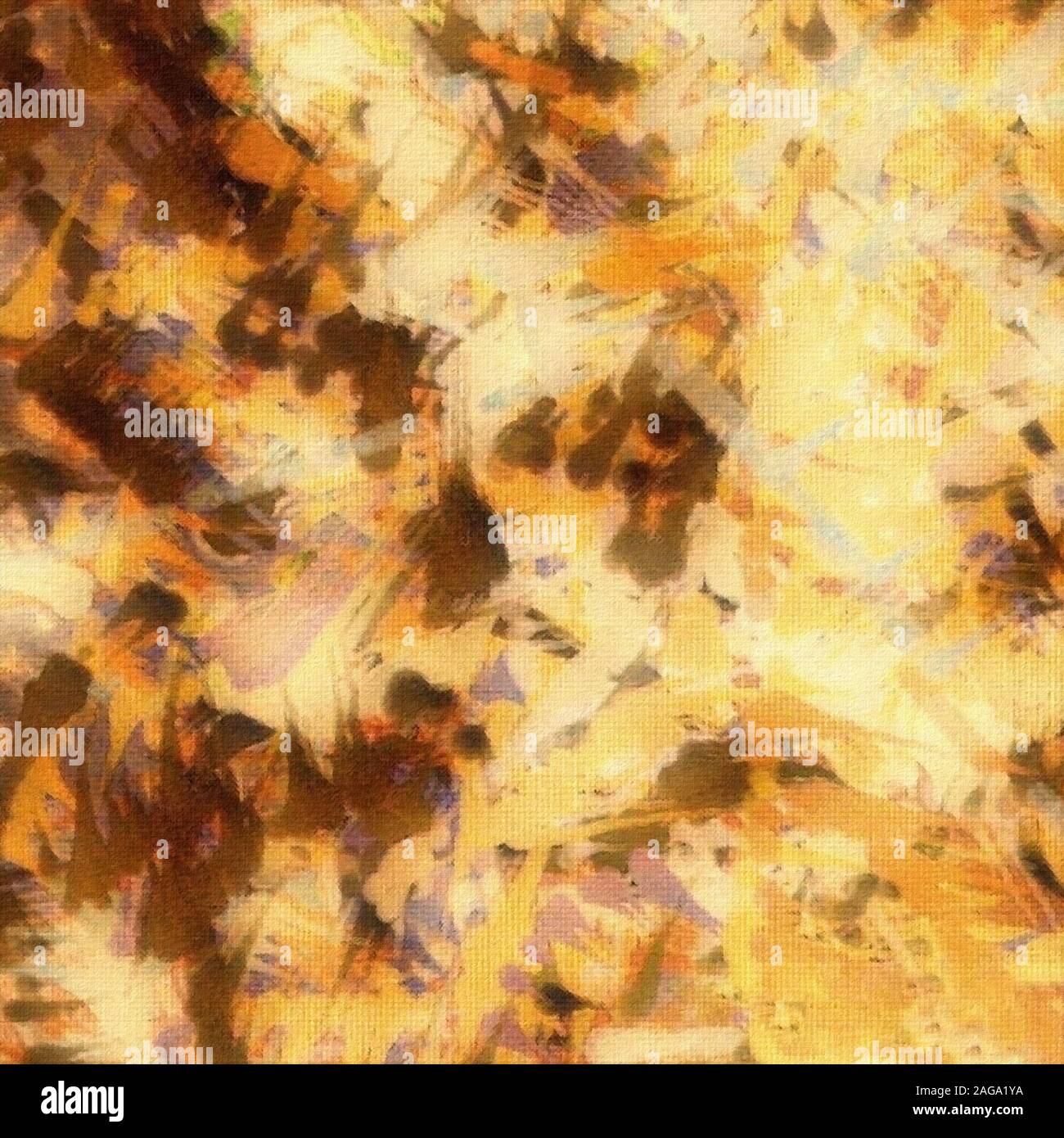 Abstract painting. Brush strokes. 3D rendering Stock Photo - Alamy