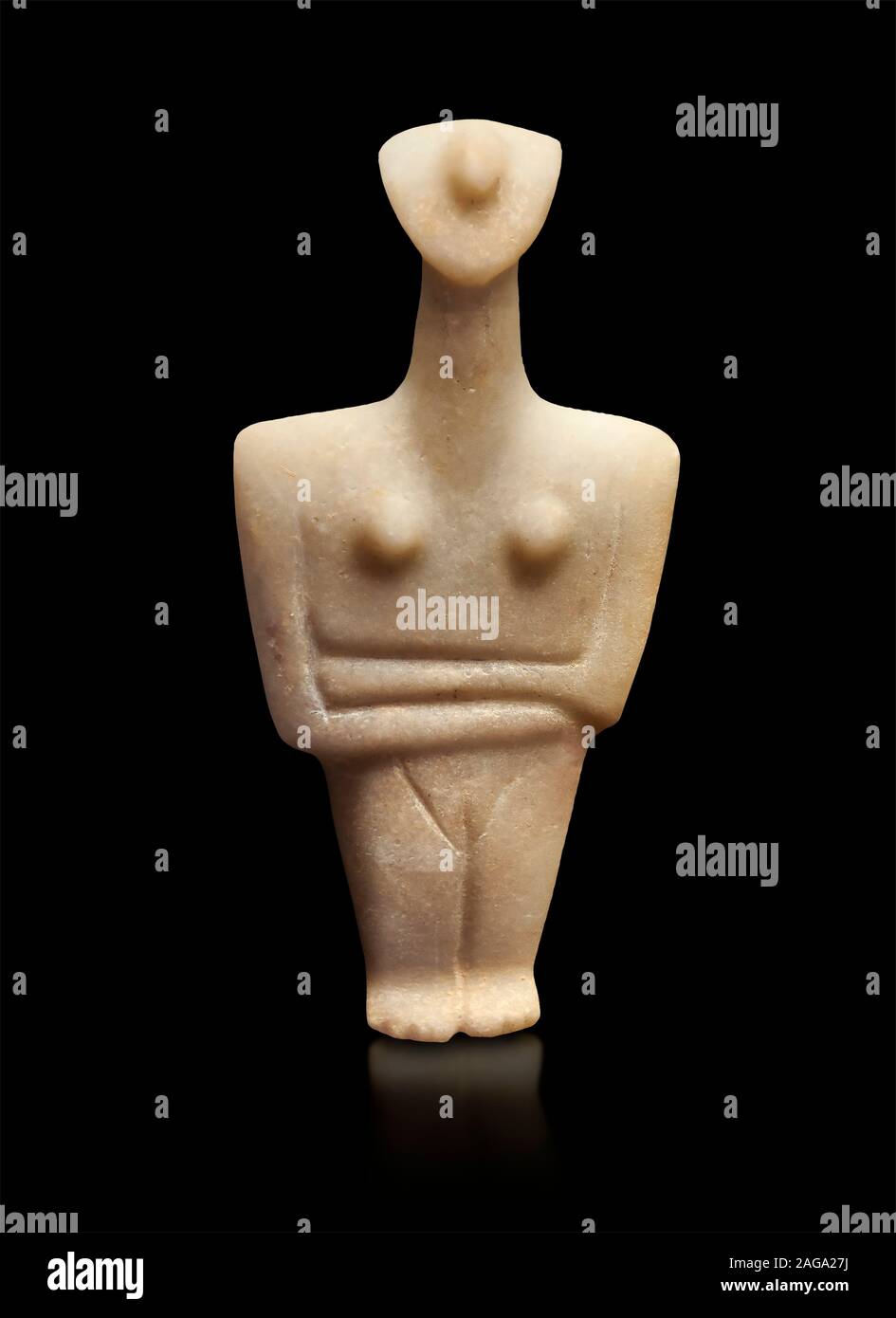 Female figure cycladic ii hi-res stock photography and images - Alamy
