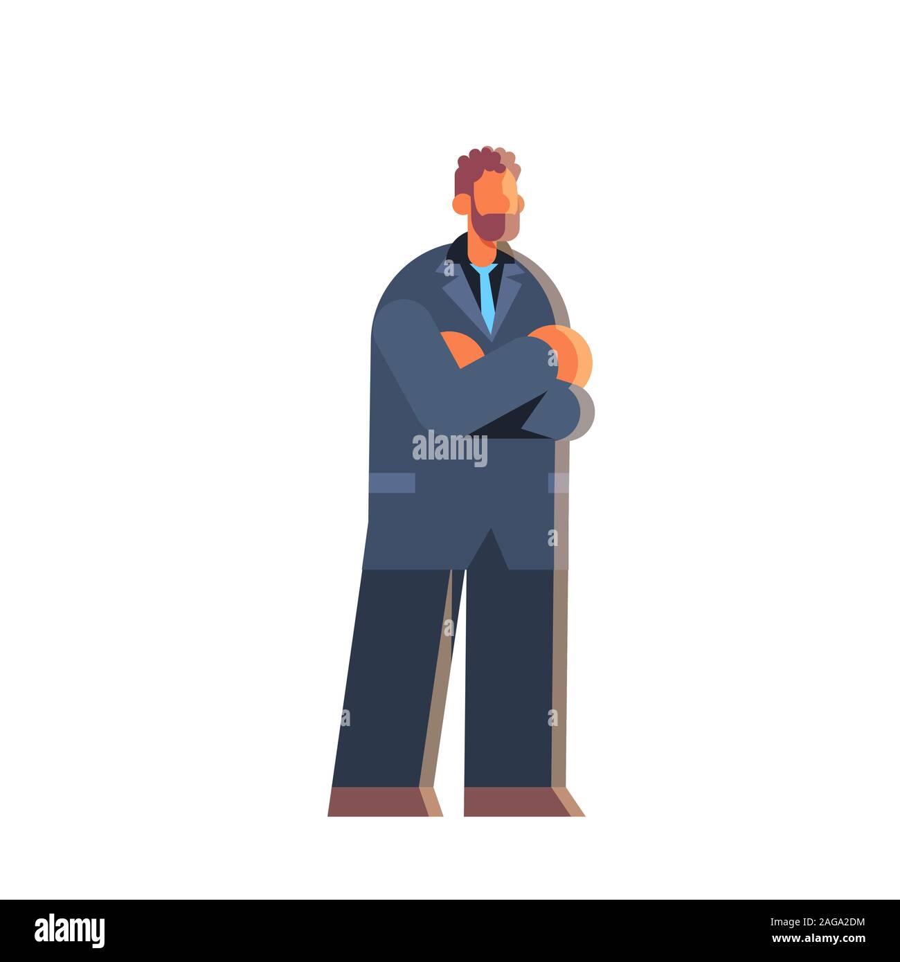 businessman folded hands serious business man standing with crossed ... businessman folded hands serious business man standing with crossed ...