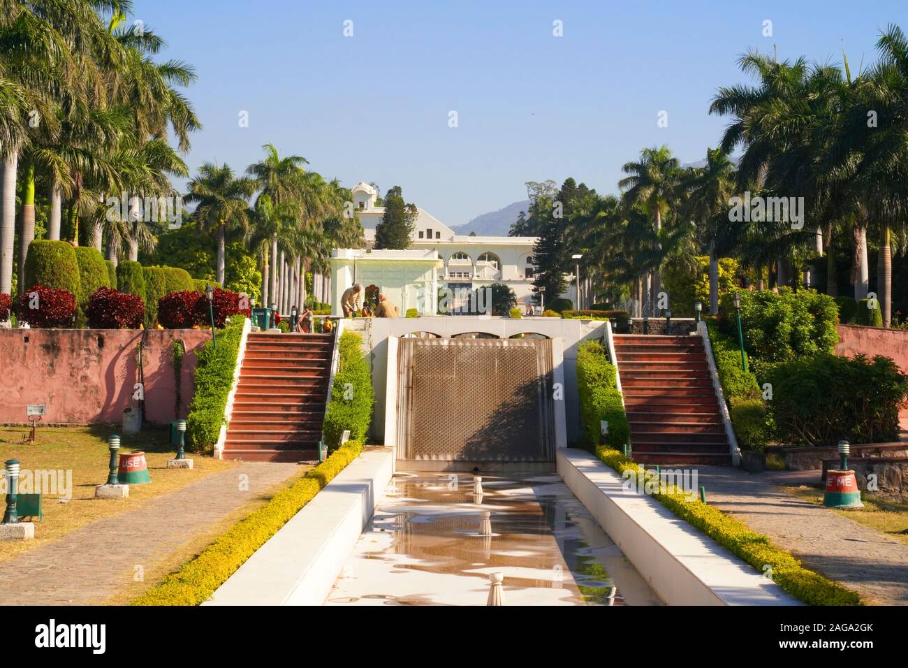Panchkula, Haryana / India - December 03 2019: Yadavindra Gardens, also ...
