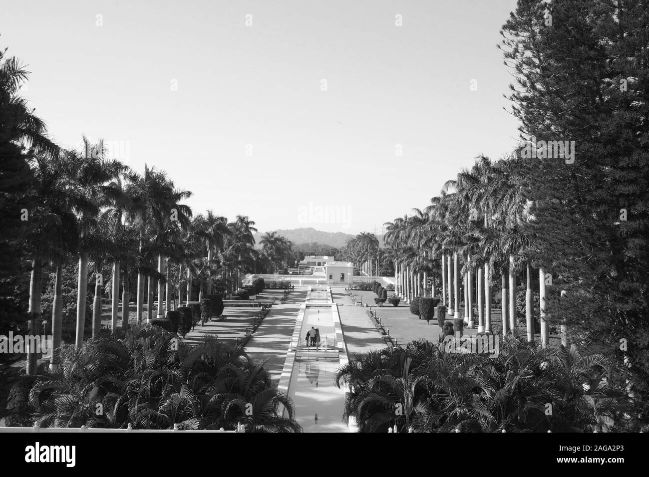 Beautiful view garden palace Black and White Stock Photos & Images - Alamy