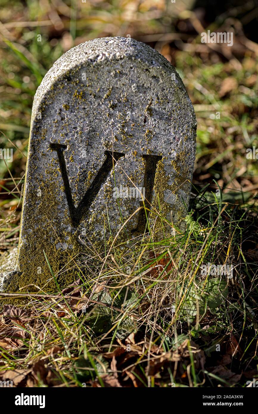 Road Marker Post High Resolution Stock Photography and Images - Alamy