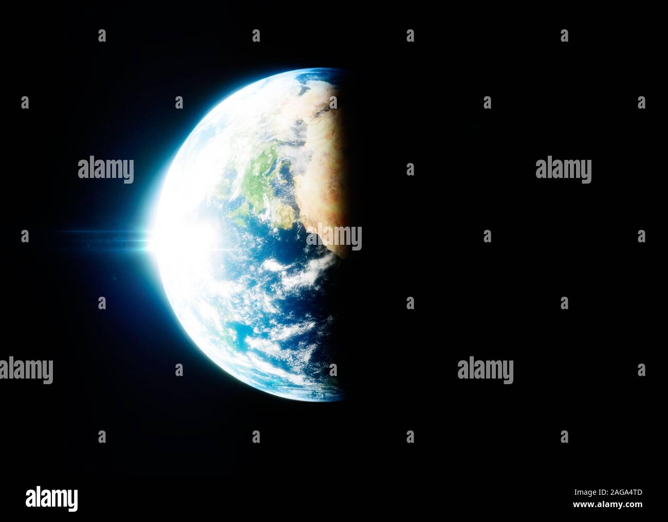 Photo realistic earth hi-res stock photography and images - Alamy