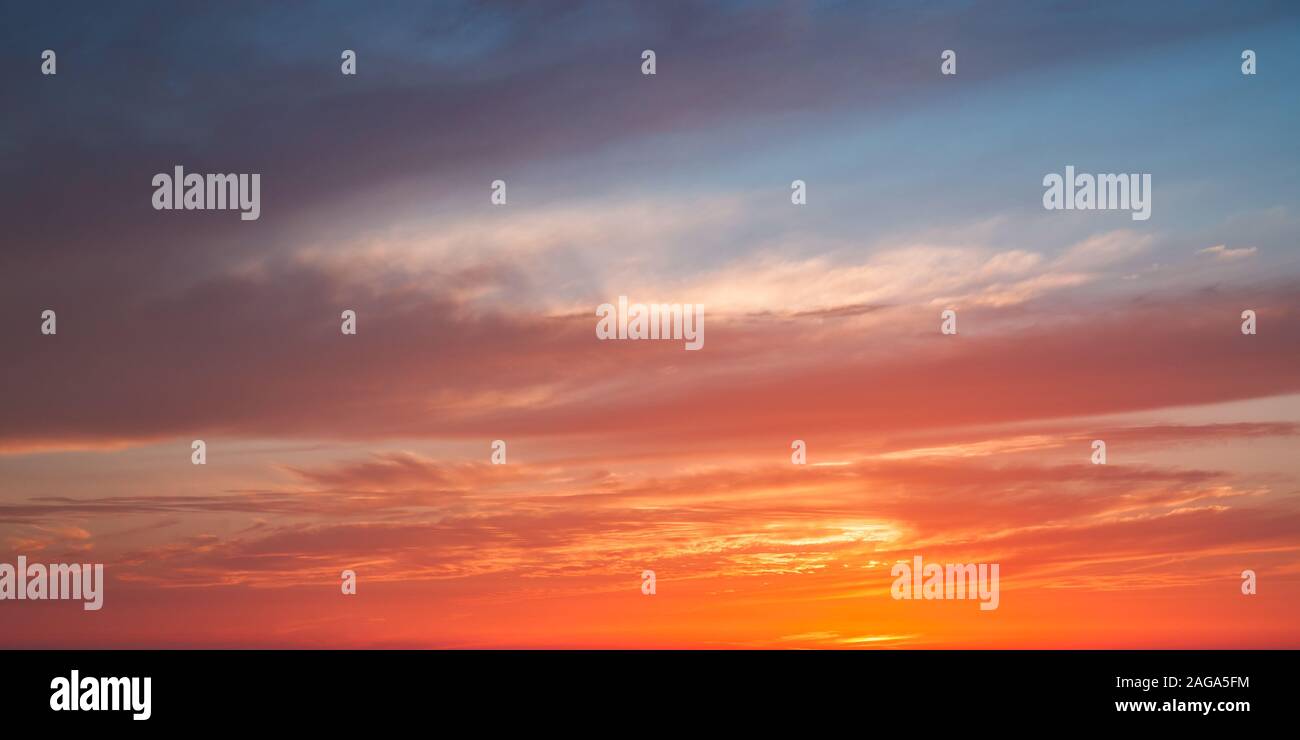 Colorful tropical sky at sunset, natural background photo Stock Photo ...
