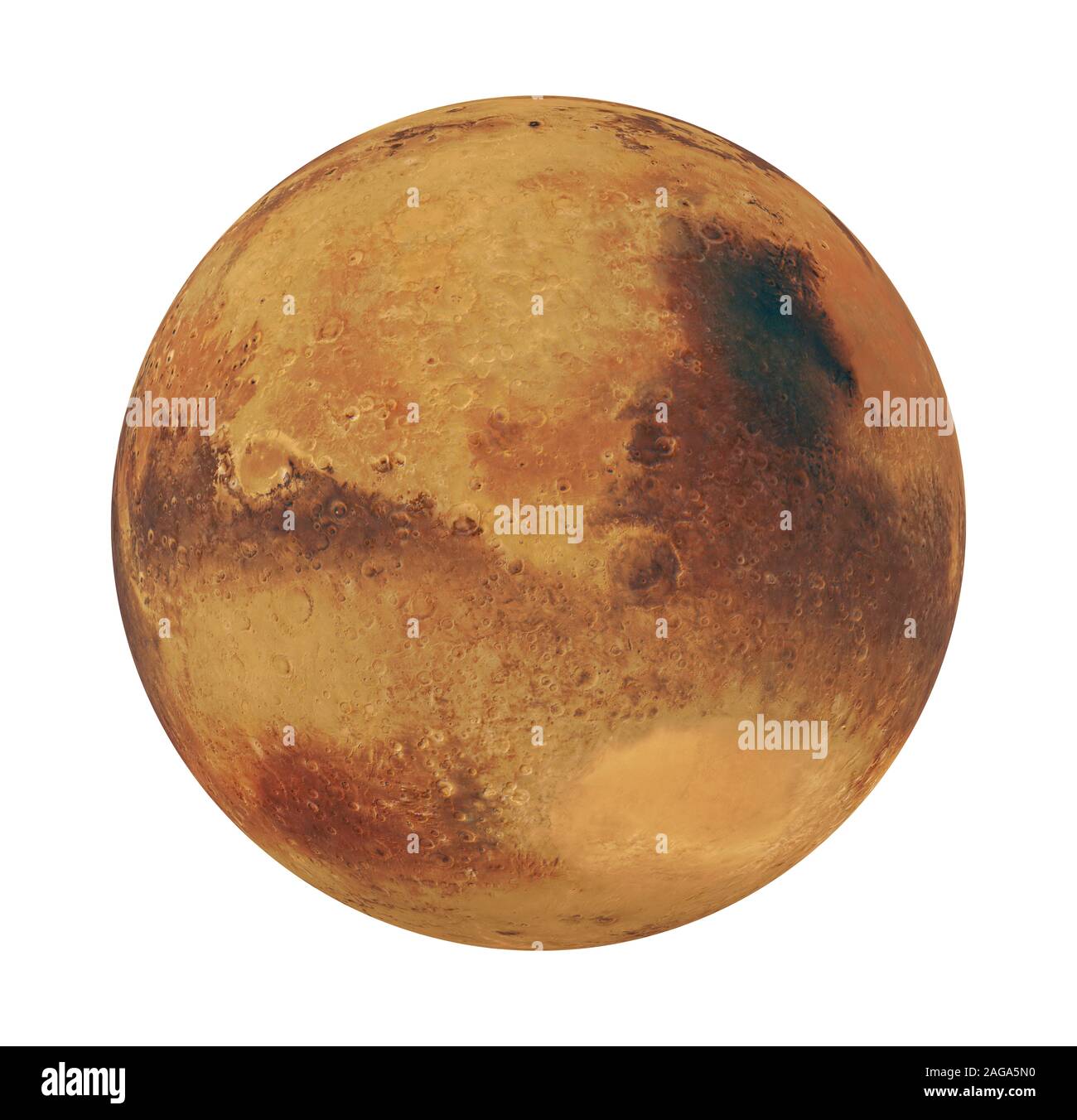 Planet Mars Isolated Stock Photo - Alamy