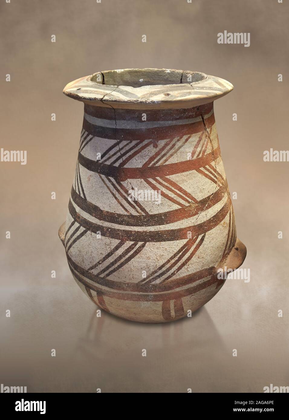 Cycladic pithos with geometric designs. Early Cycladic III (2300-2000 ...