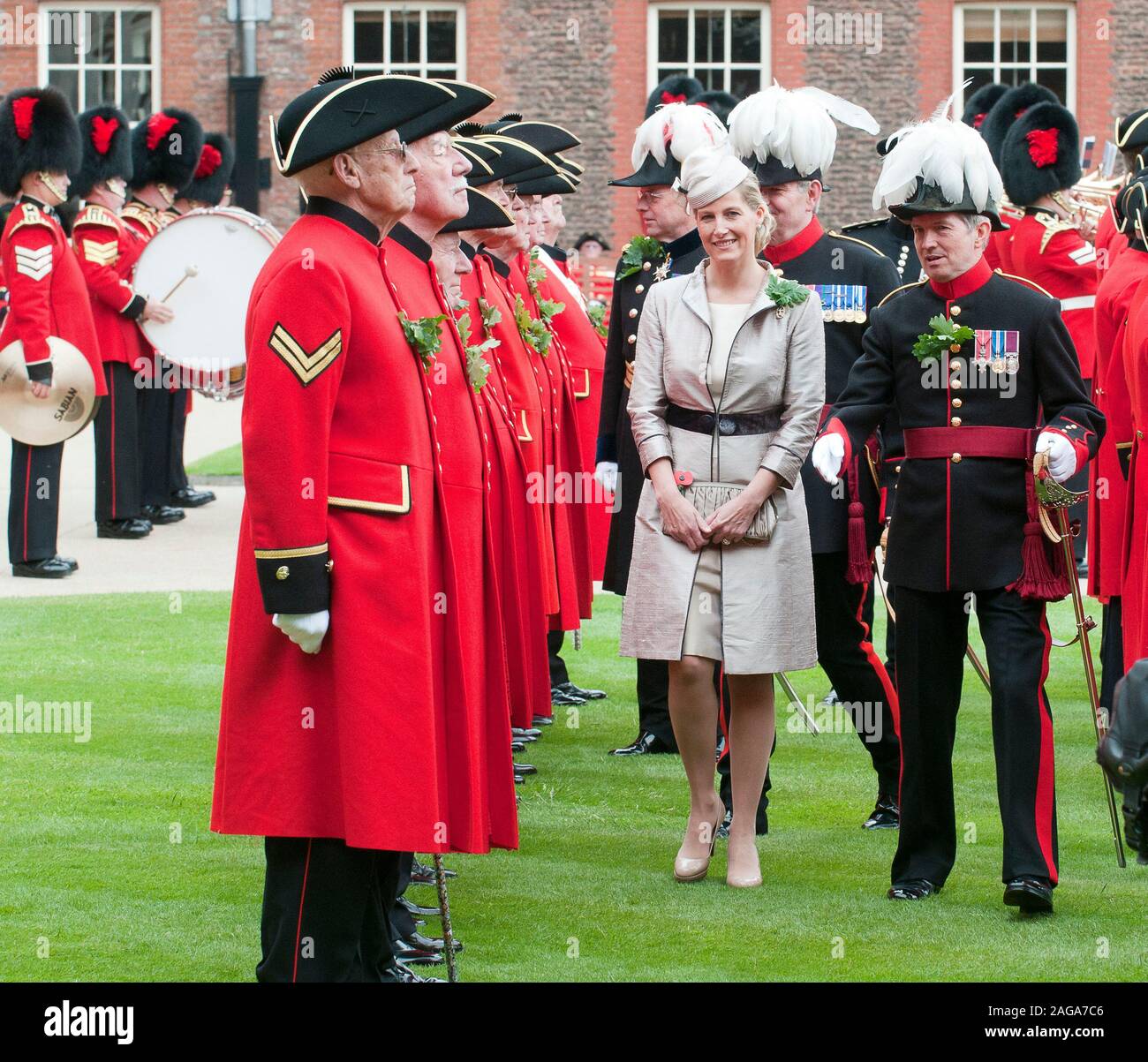 The Countess of Wessex visiting the Royal Hospital in Chelsea for the ...