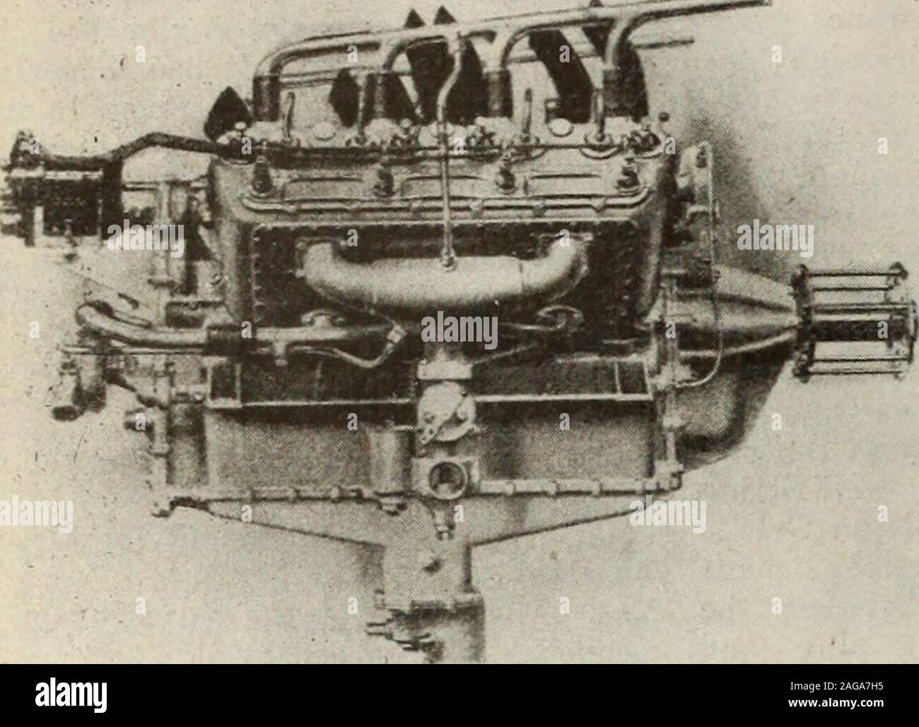 Engine mounted with the propeller in front hi-res stock photography and ...