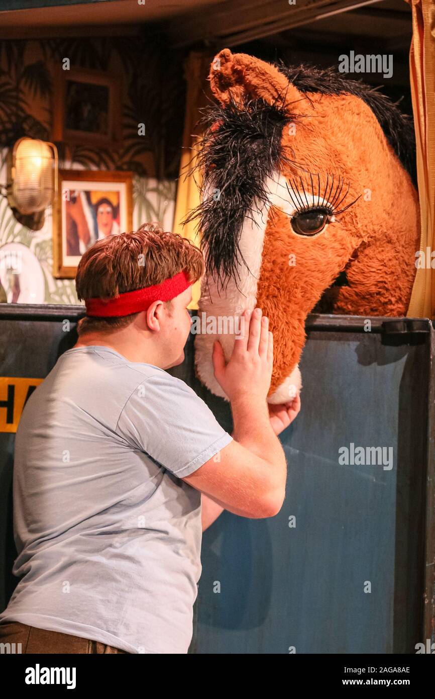 Southbank Centre, London, 18h Dec 2019.John Currivan as Wee Andy with ...