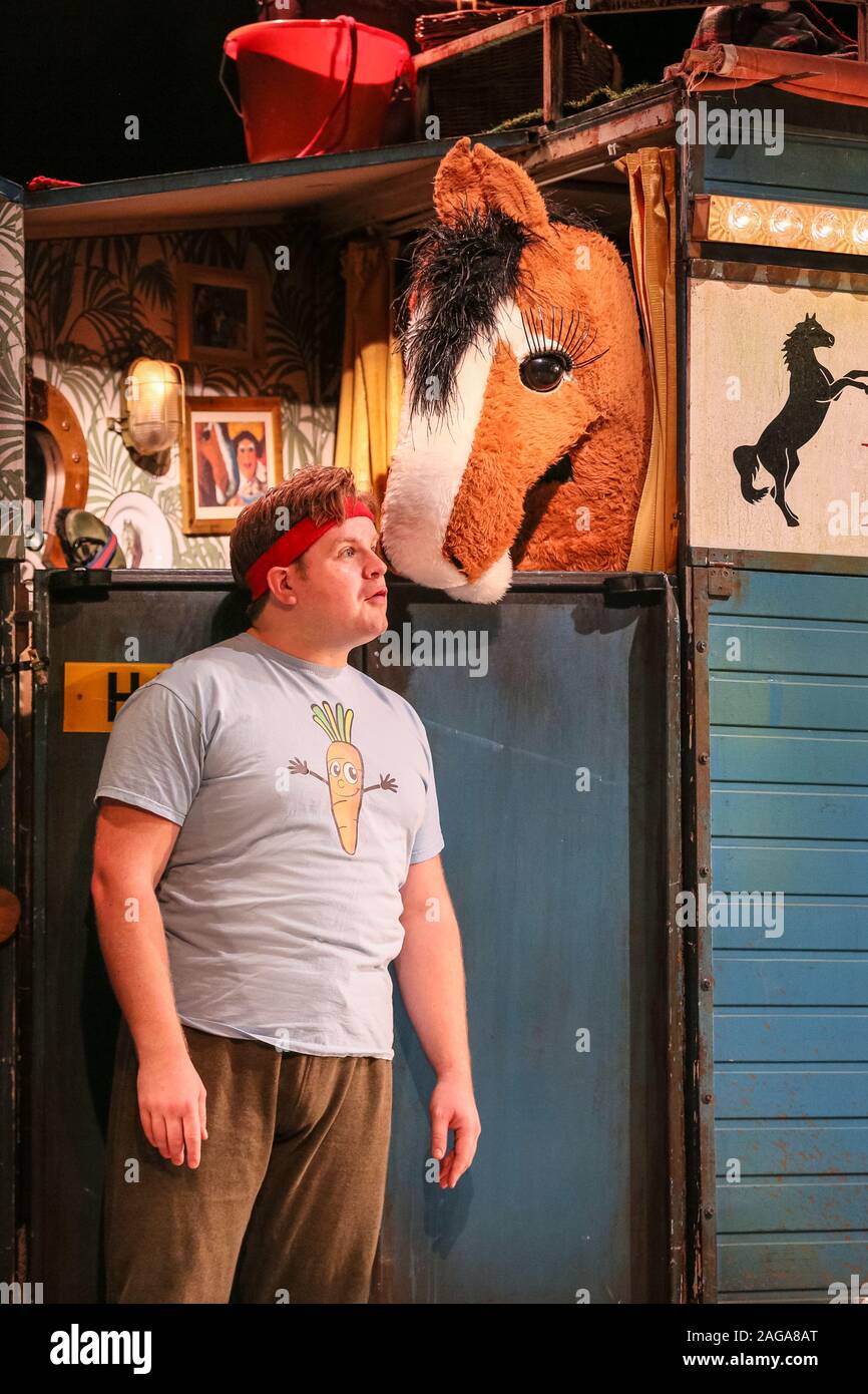 Southbank Centre, London, 18h Dec 2019.John Currivan as Wee Andy with ...