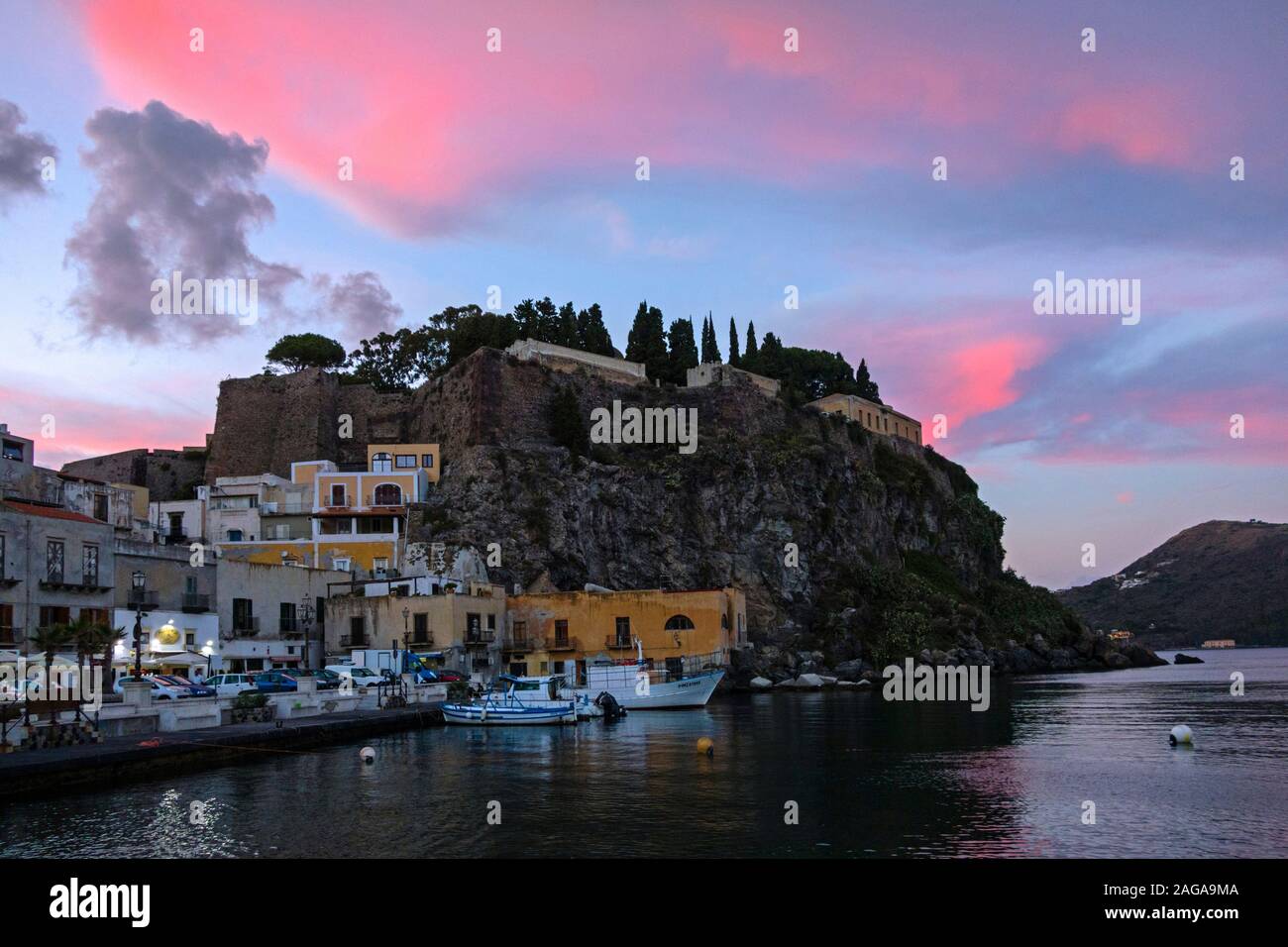 Lipari sunset hi-res stock photography and images - Alamy