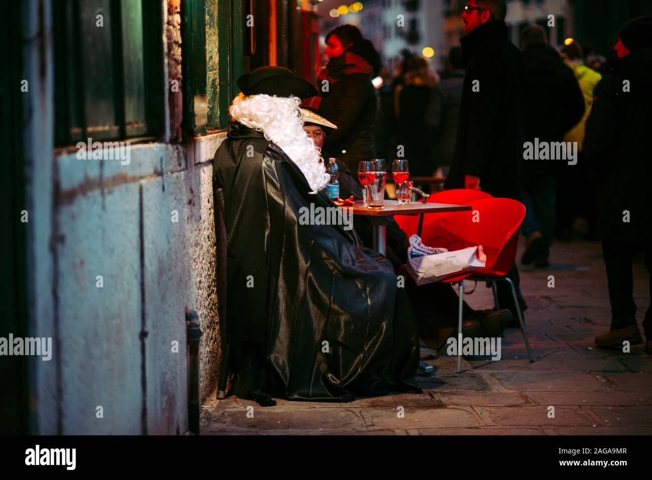 People in disguise during Venice Carnval (Editorial Stock Photo - Alamy