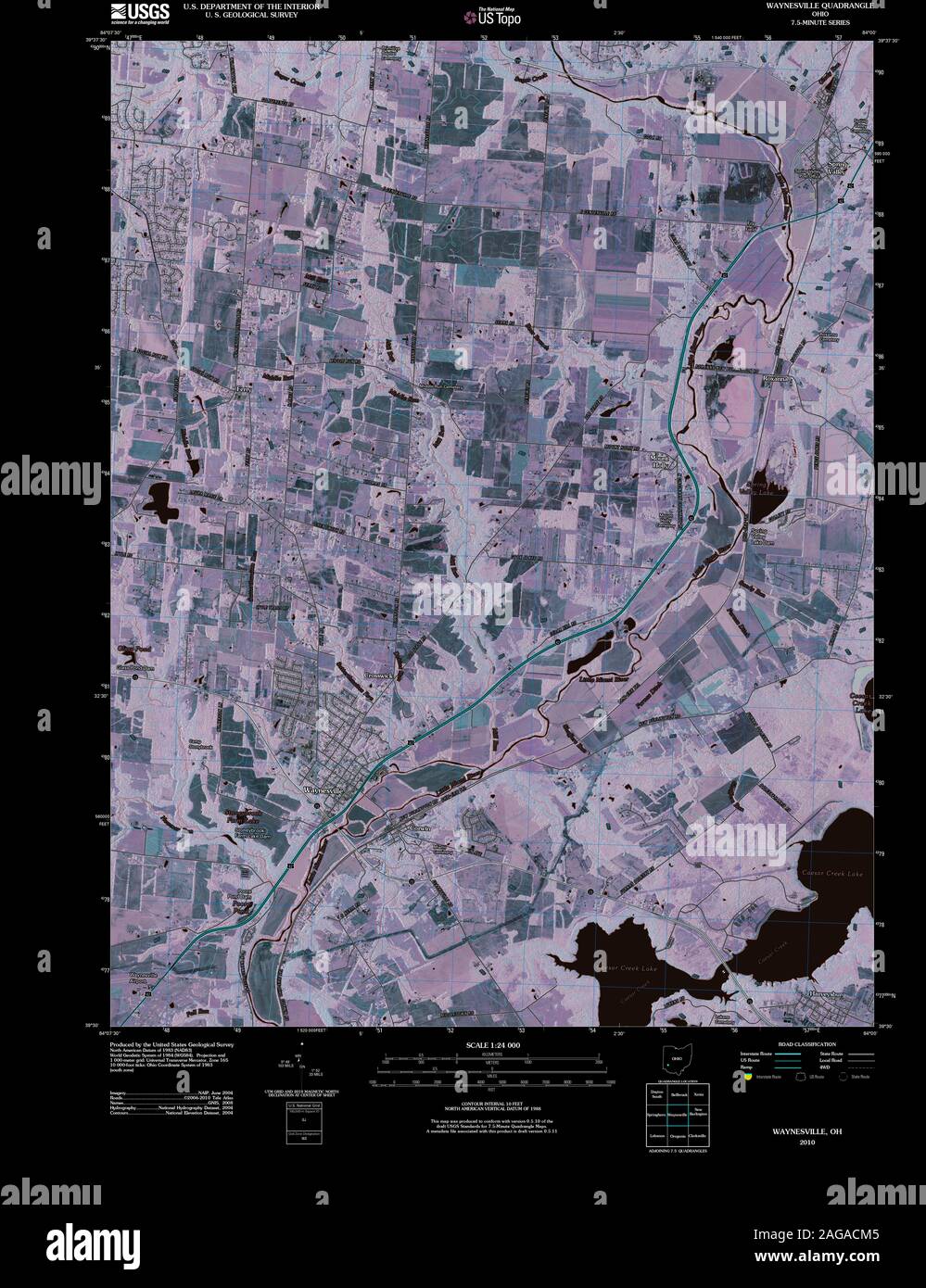 Map of waynesville hi-res stock photography and images - Alamy