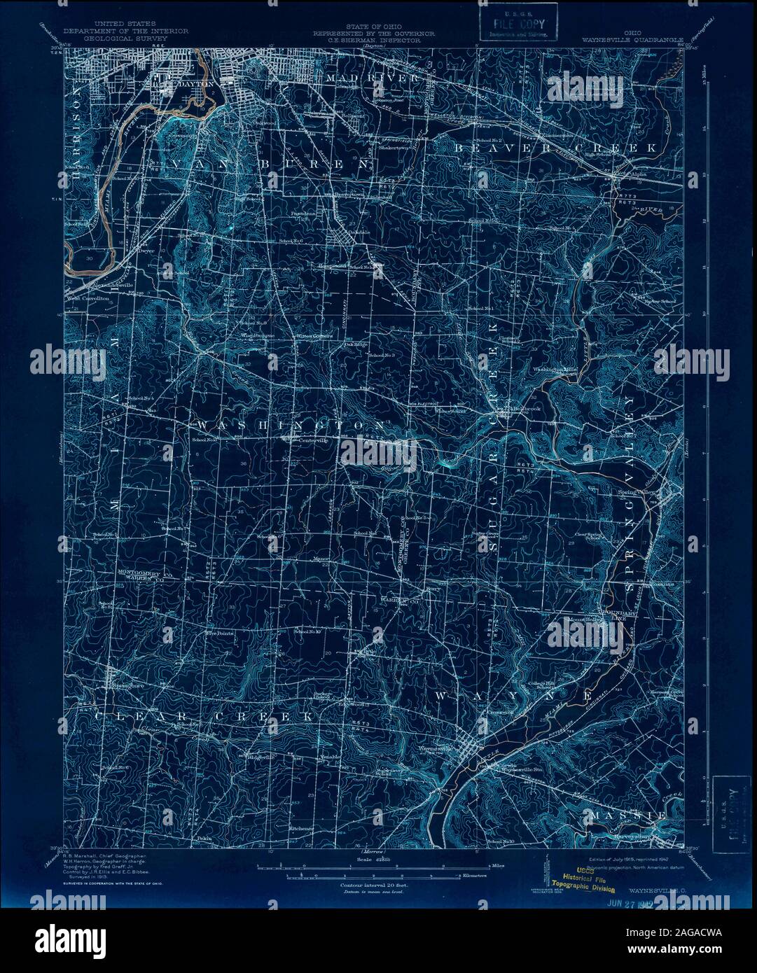 Map of waynesville hi-res stock photography and images - Alamy