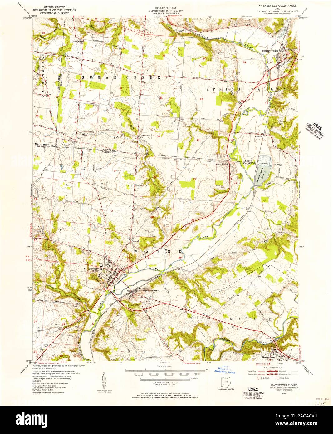 Map of waynesville hi-res stock photography and images - Alamy