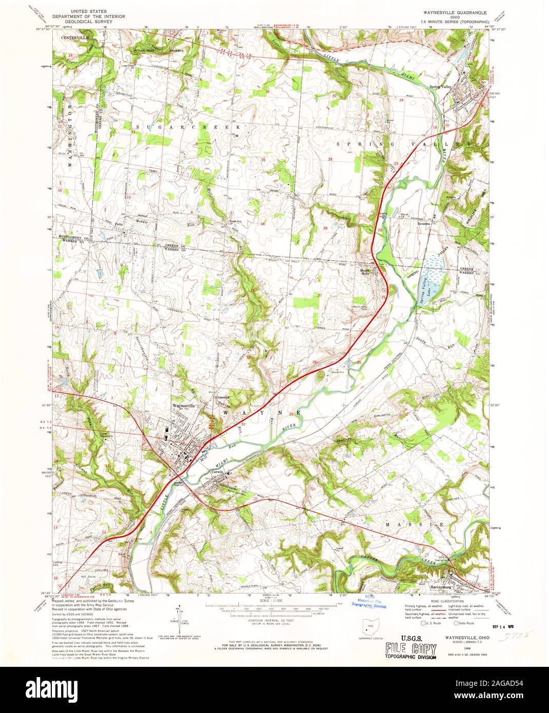 Map of waynesville hi-res stock photography and images - Alamy