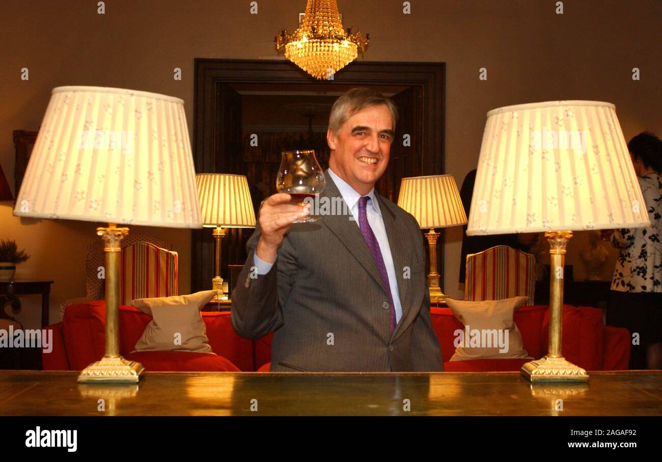 Maurice Hennessy, of the world famous brandy company, pictured at the ...