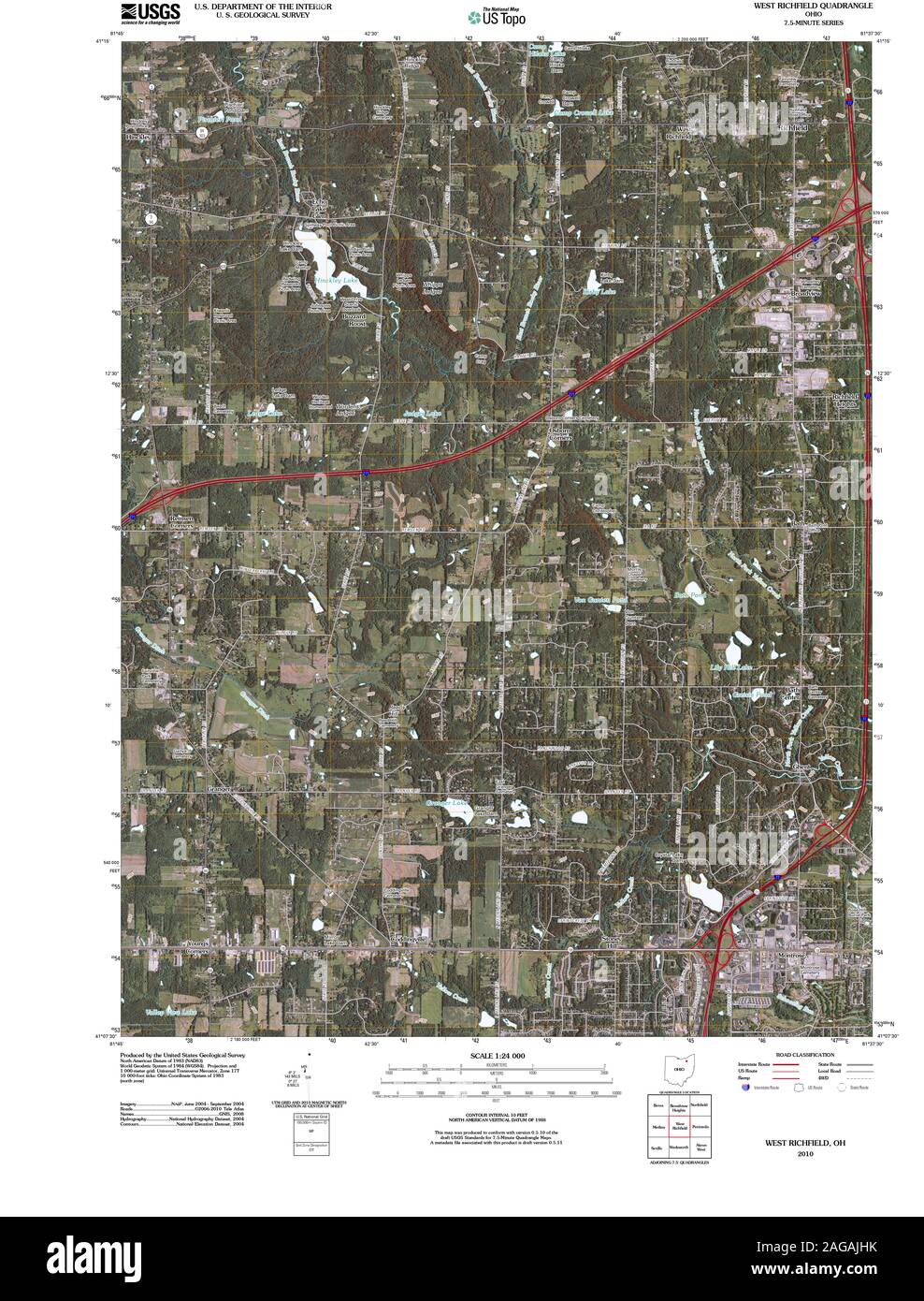 Map of richfield hi-res stock photography and images - Alamy
