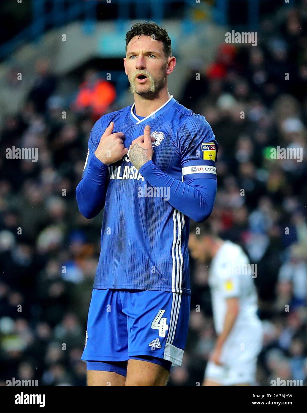 Cardiff citys sean morrison sky bet championship match elland road hi ...