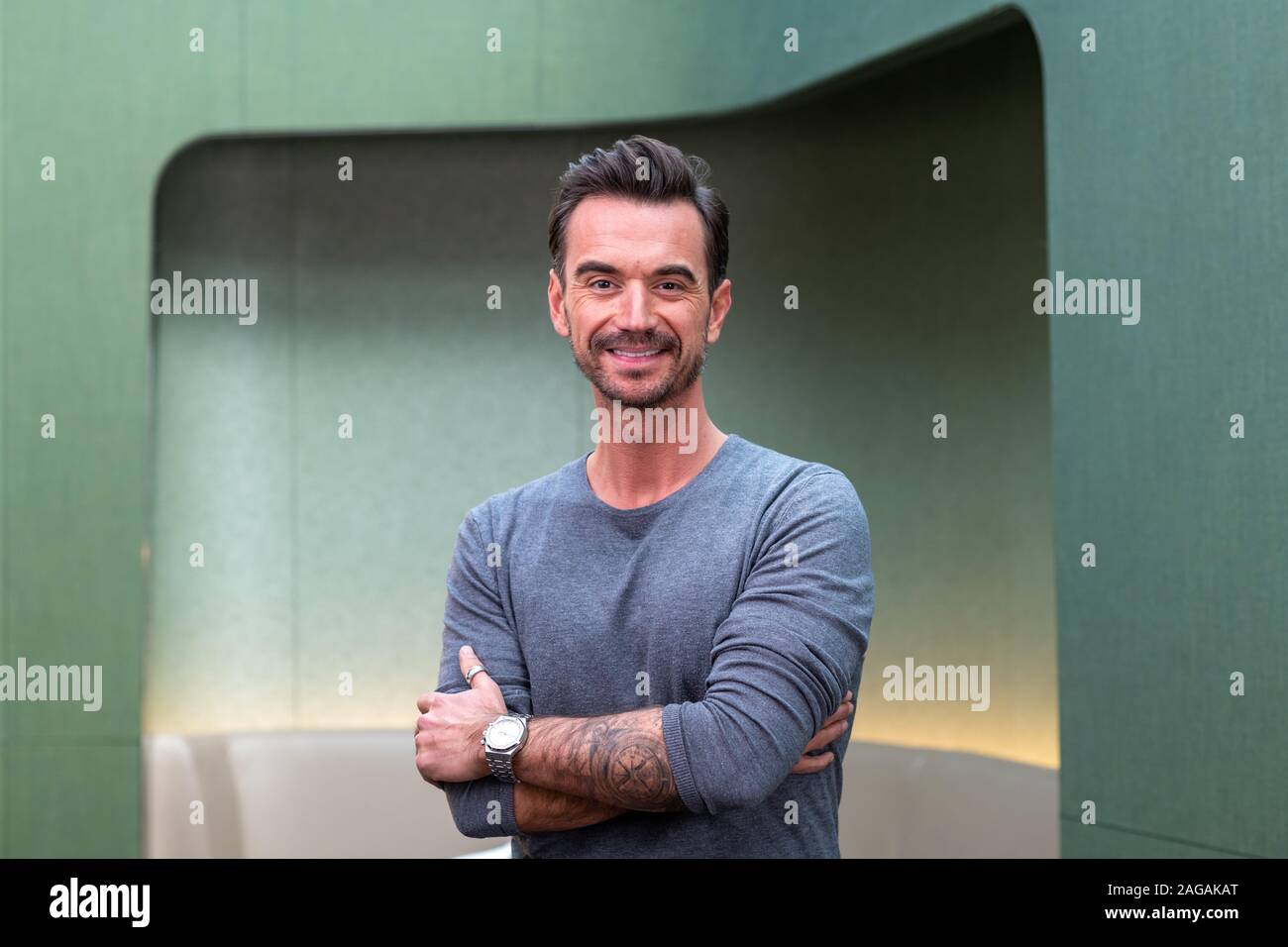 13 December 2019, Bavaria, Munich: Florian Silbereisen, presenter ...