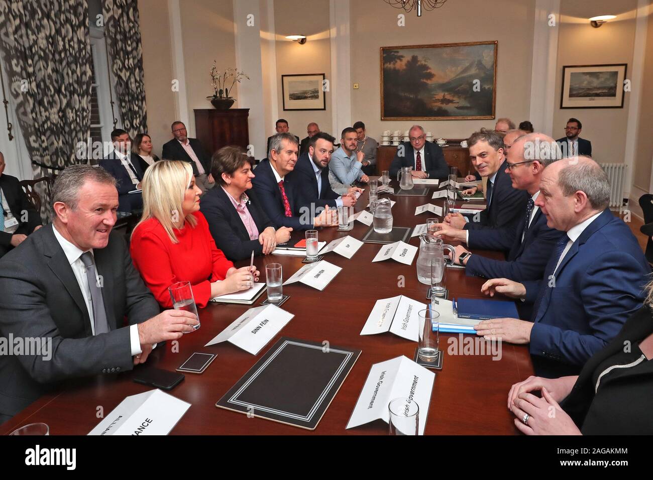 Michelle o'neill and arlene foster hi-res stock photography and images ...