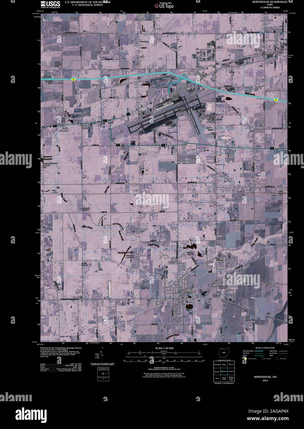 Whitehouse map hi-res stock photography and images - Alamy