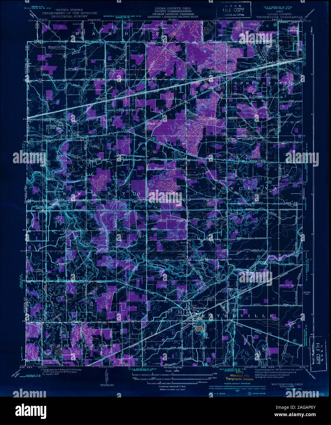 Whitehouse map hi-res stock photography and images - Alamy