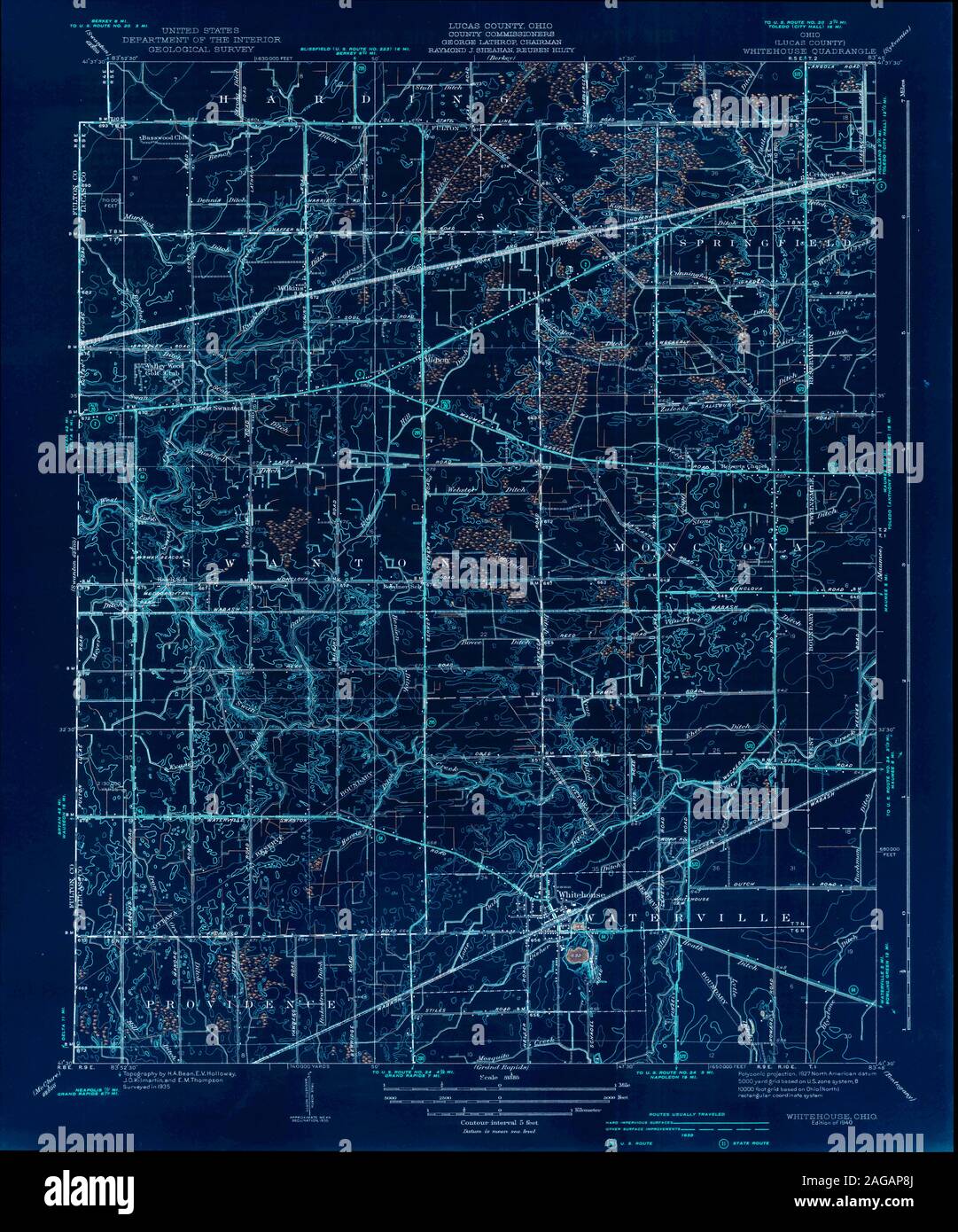 Whitehouse map hi-res stock photography and images - Alamy