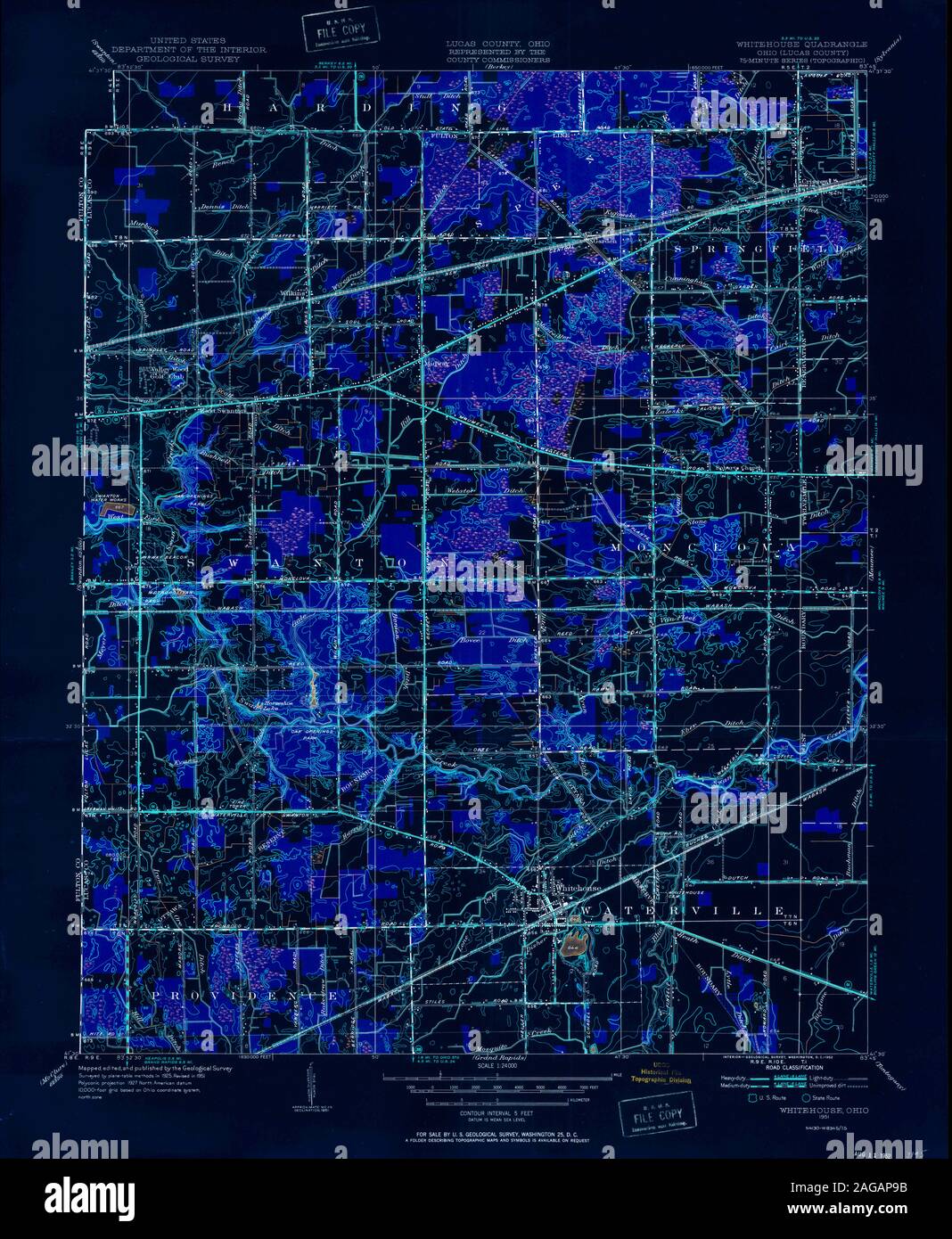 Whitehouse map hi-res stock photography and images - Alamy