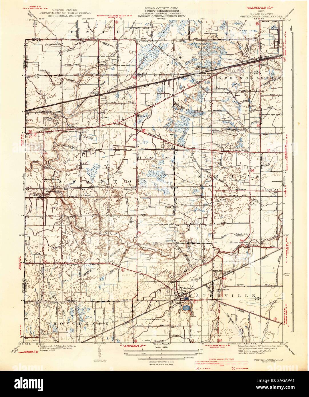 Whitehouse map hi-res stock photography and images - Alamy