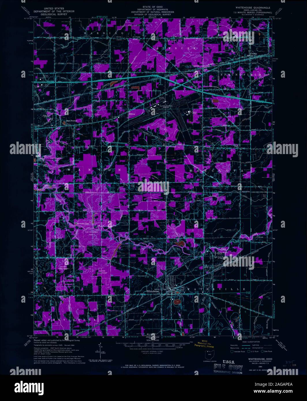 Whitehouse map hi-res stock photography and images - Alamy