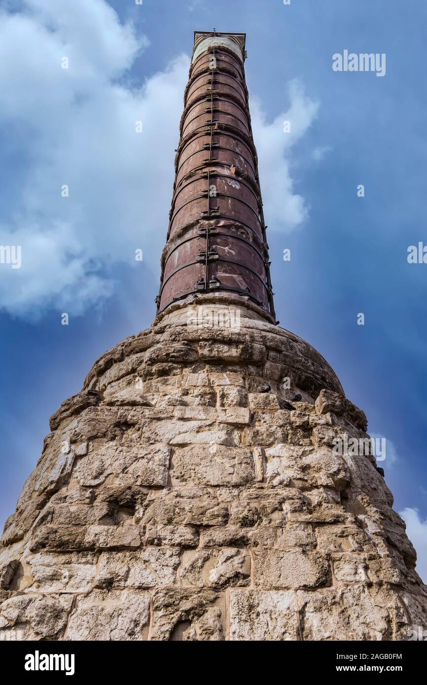 View at Column of Constantine in Istanbul, Turkey Stock Photo - Alamy