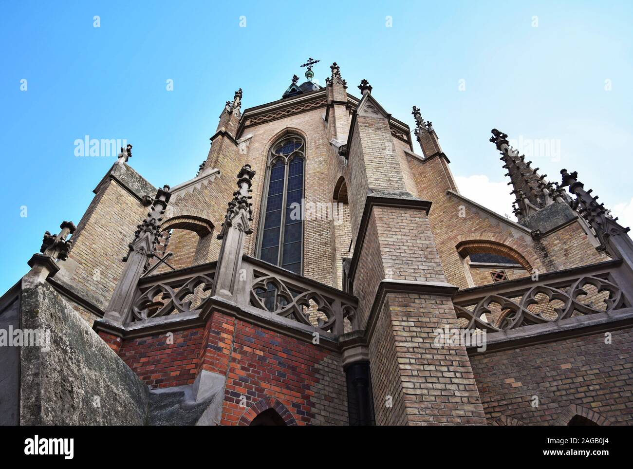 Old church of Vienna in cloudy day Stock Photo - Alamy