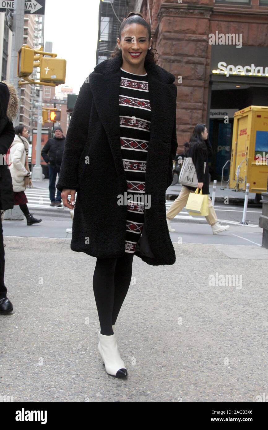 New York, NY, USA. 18th Dec, 2019. Paula Patton seen at Build Series in ...