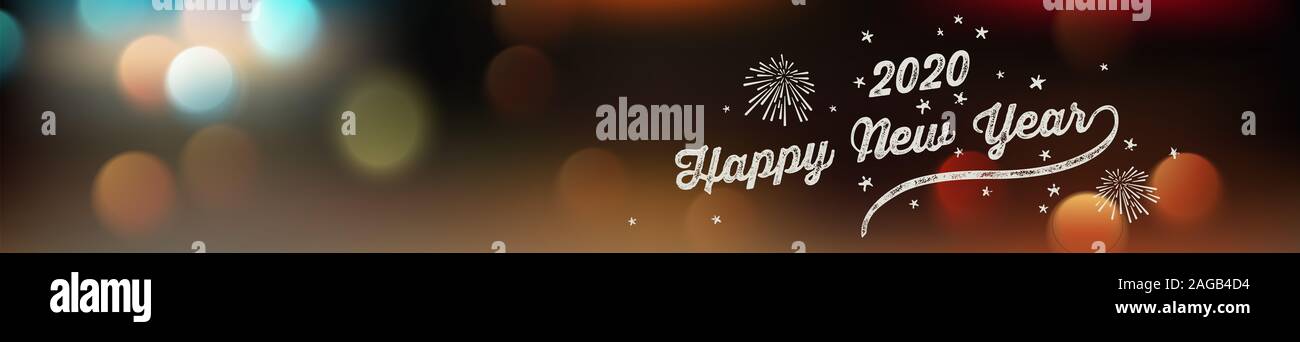 New Year background, banner, frame, header, or greeting card design ...