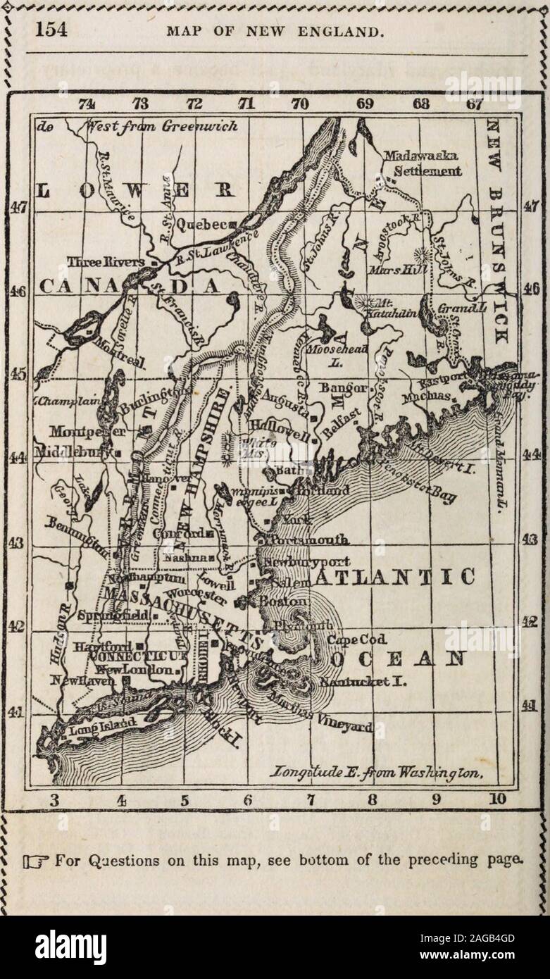 Middle colonies map hi-res stock photography and images - Alamy