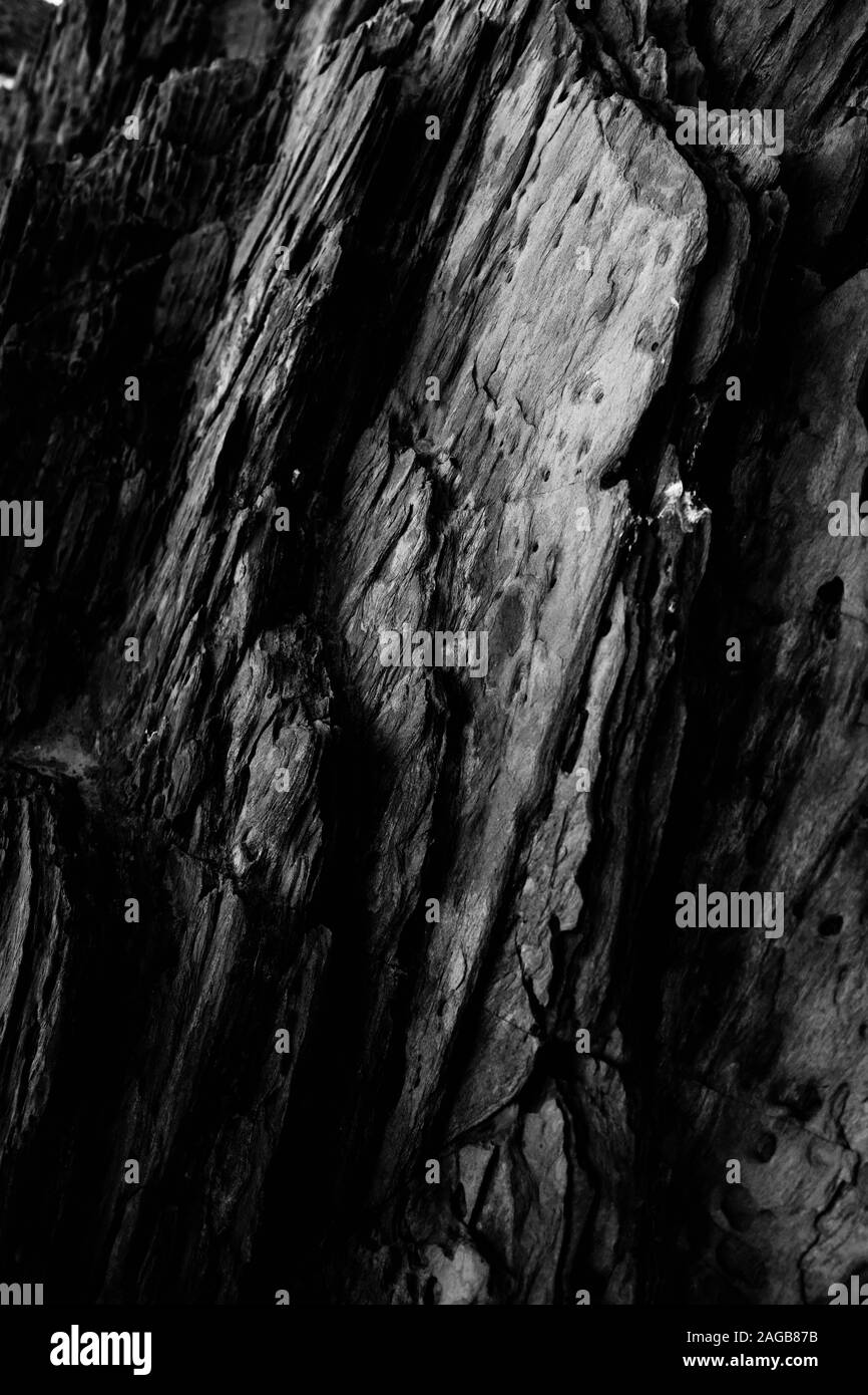 Black cliffs rock climbing Black and White Stock Photos & Images - Alamy