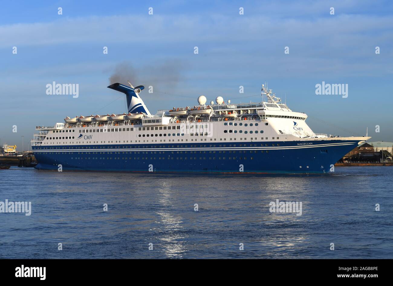 Cruise ship MV Magellan is part of the CMV fleet. She is pictured ...