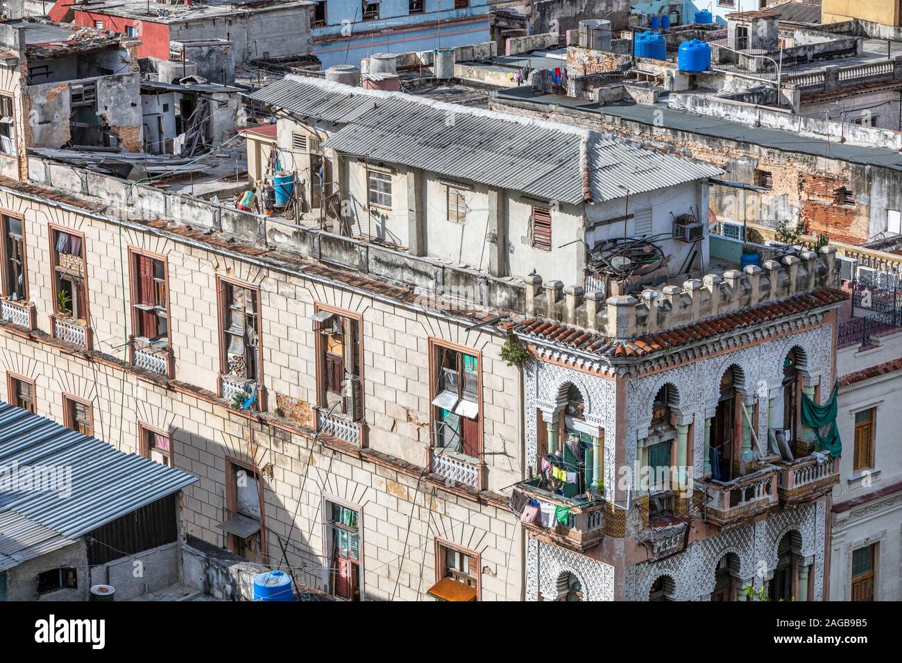 Havana terrace hi-res stock photography and images - Alamy