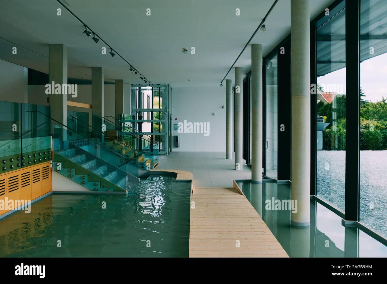 Cool pool room with comfortable minimalistic interior perfect for a ...