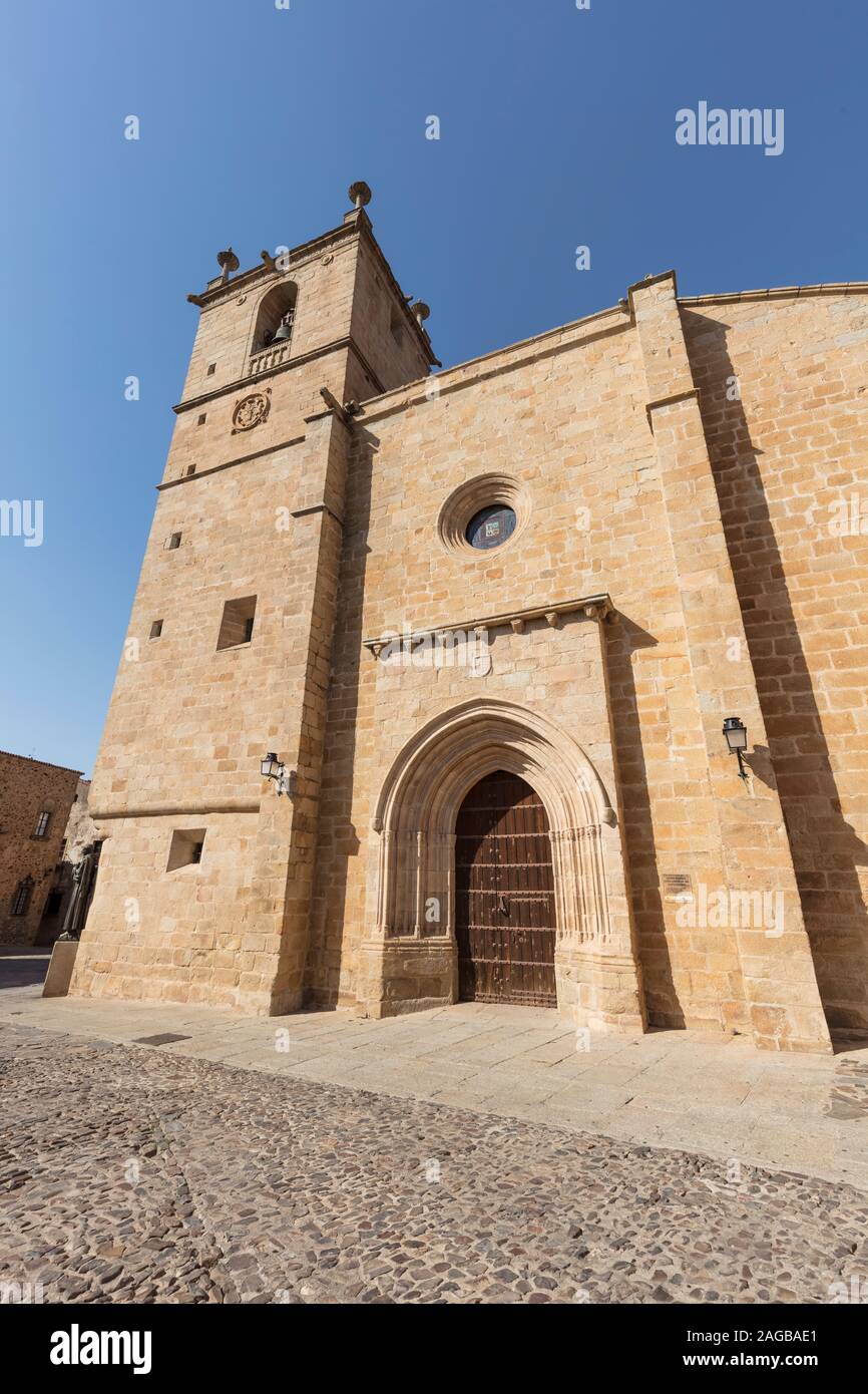 Old Town of Caceres city, Unesco World Herigate in Extremadura Region ...