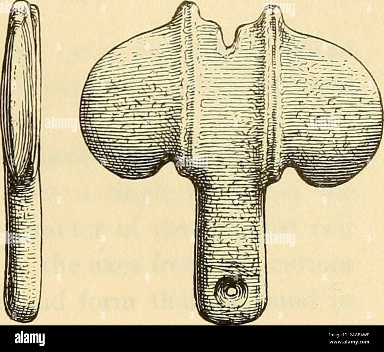 . Monolithic axes and their distribution in ancient America Stock Photo ...