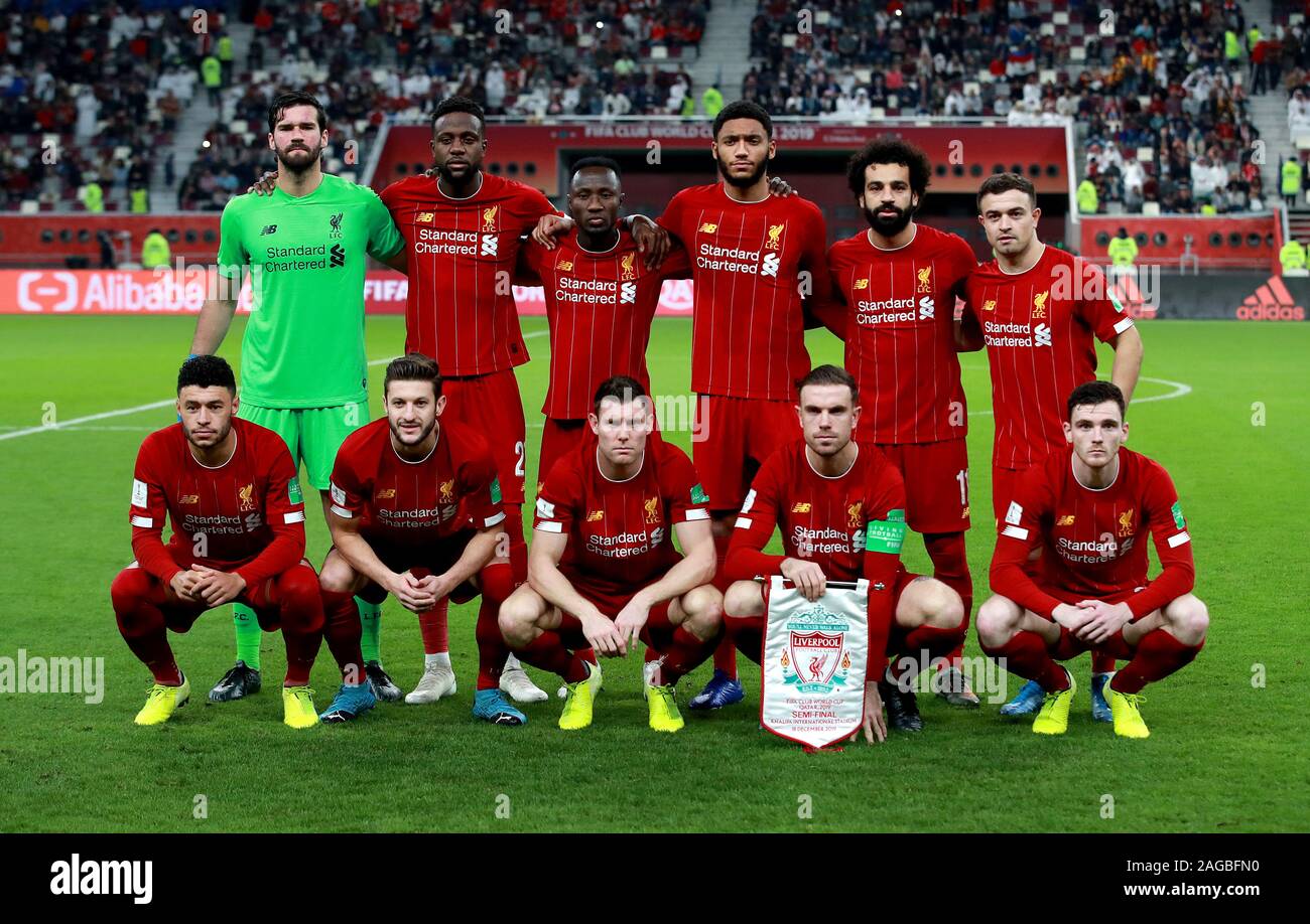 Liverpool mohamed salah pose hi-res stock photography and images - Alamy