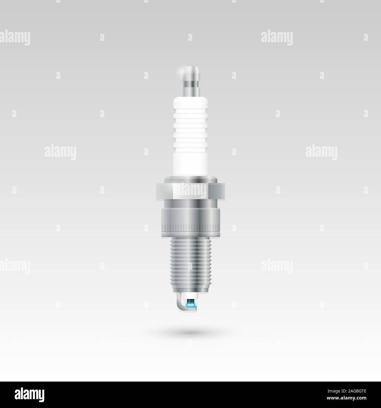 Spark plug. Vector illustration Stock Vector Image & Art - Alamy