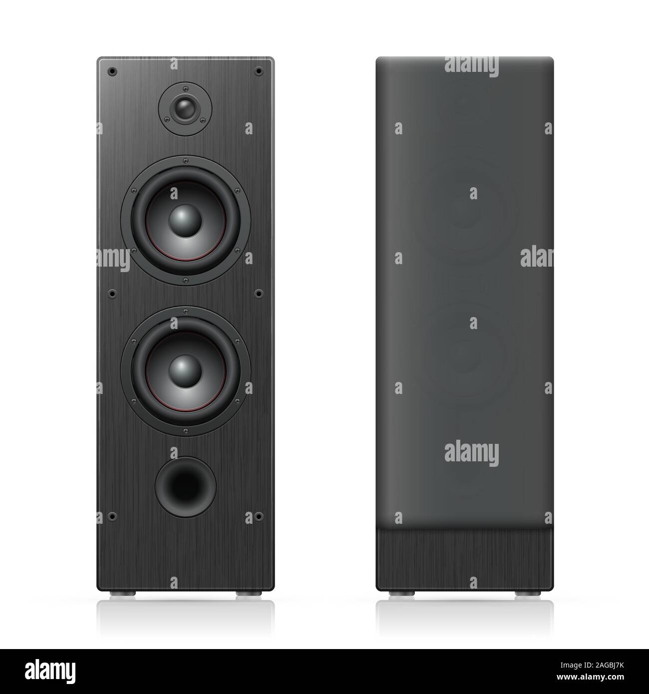Acoustic speakers. Vector illustration Stock Vector Image & Art - Alamy