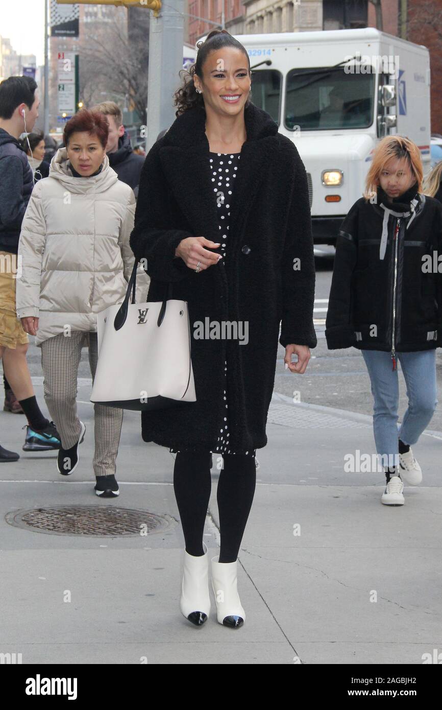 New York, NY, USA. 18th Dec, 2019. Paula Patton seen at Build Series in ...