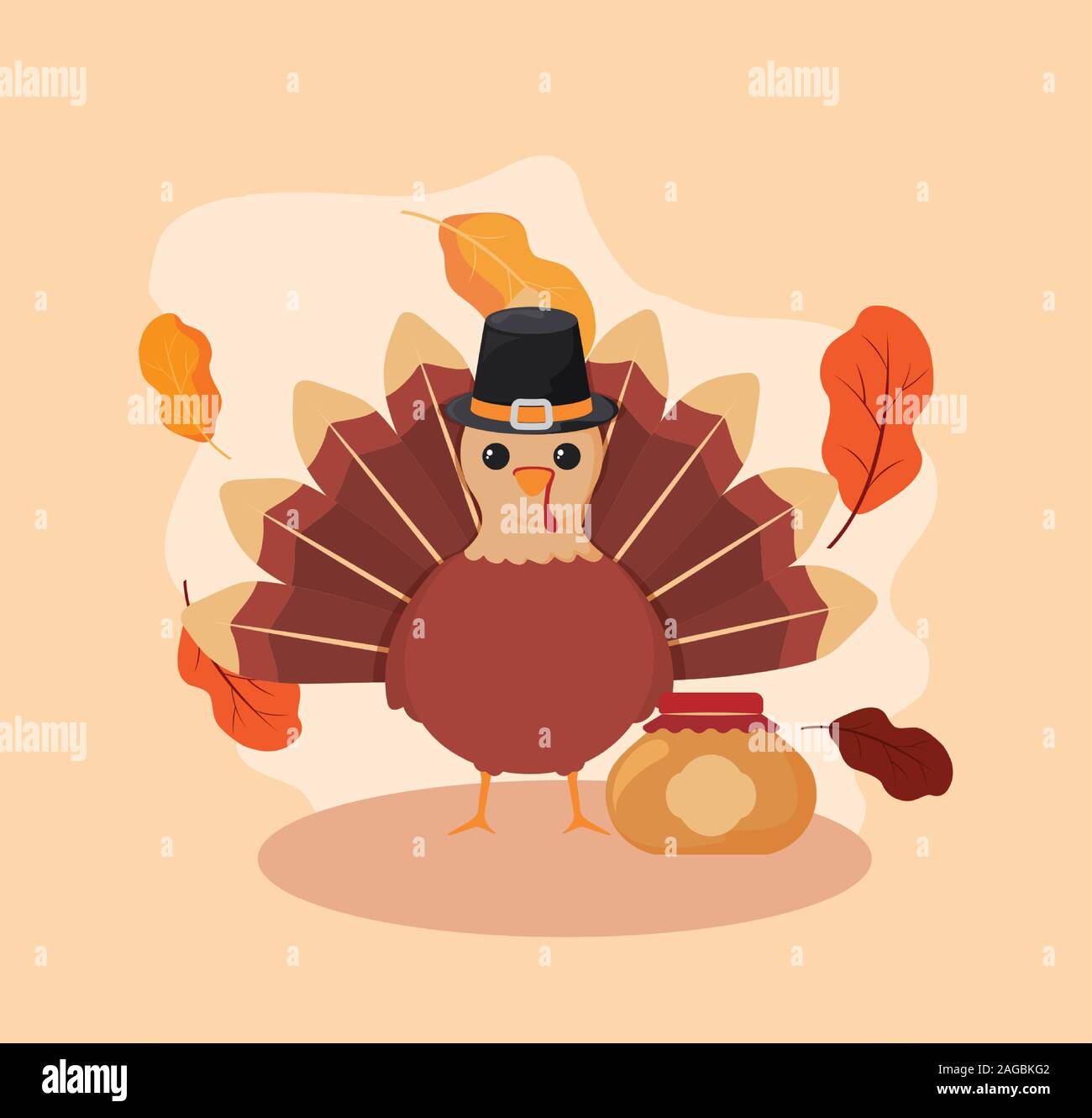 Turkey design, Autumn season nature ornament garden decoration and ...