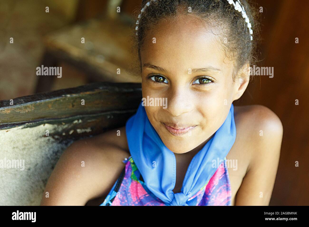 Beautiful child girl cuba hi-res stock photography and images - Alamy